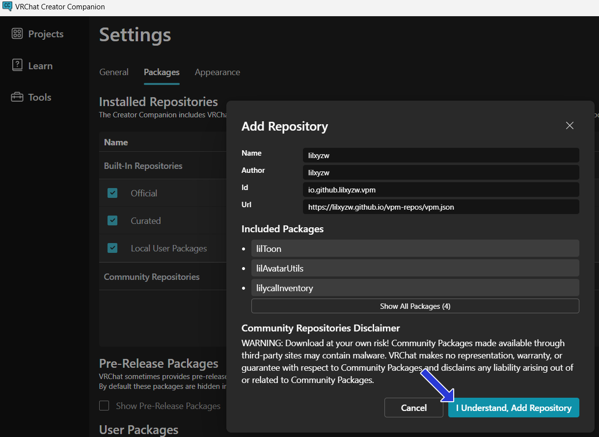 【VRChat】Liltoonの導入方法（はじめての使い方） | ゼロから始めるVRChat生活